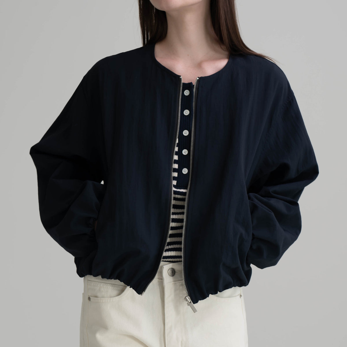 Balloon Banding Rayon Jacket made in Korea – The JeJe Korea fashion ...